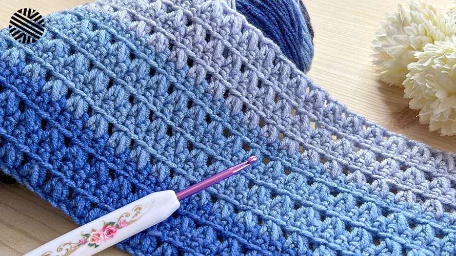 Very Easy and Fast Crochet Pattern for Beginners. PRETTY Crochet Stitch ...