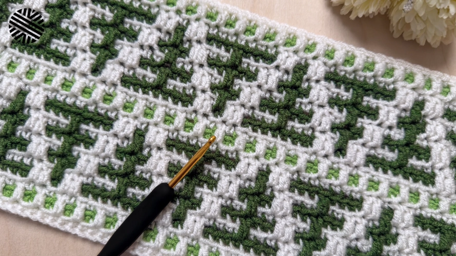 Very Easy Mosaic Crochet Pattern for Beginners - Crochet Stitch for ...