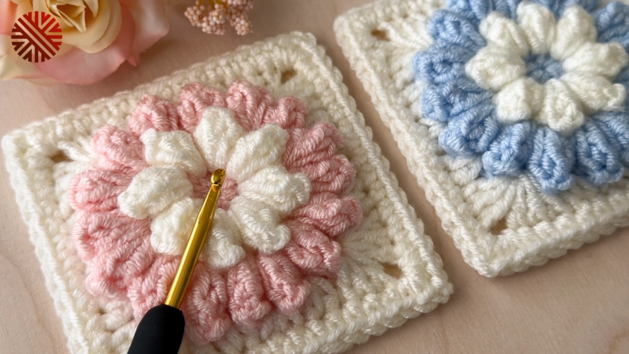 Lovely & Super Easy Granny Square Crochet Pattern for Beginners ...